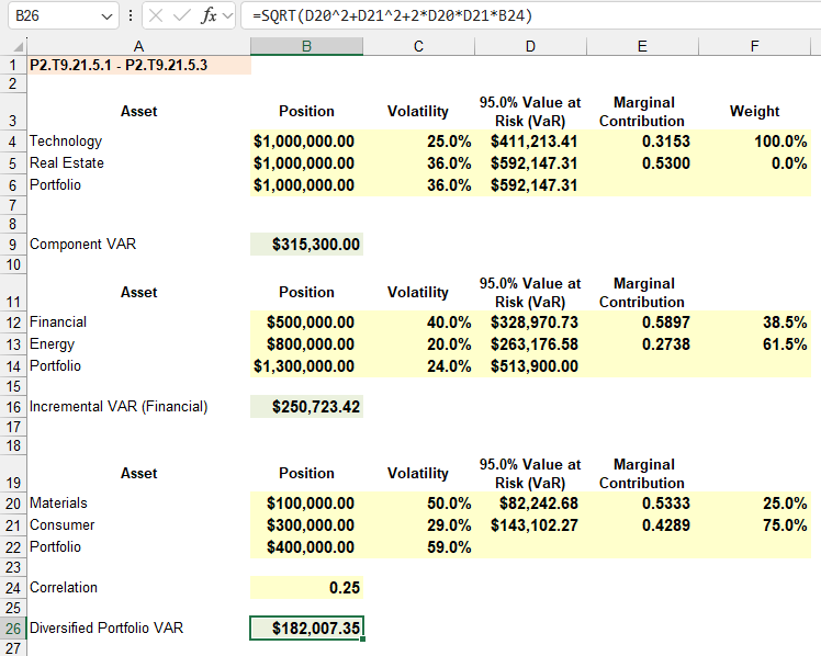 Learning Spreadsheet: Jorion, Chapters 7 & 17 - Bionic Turtle